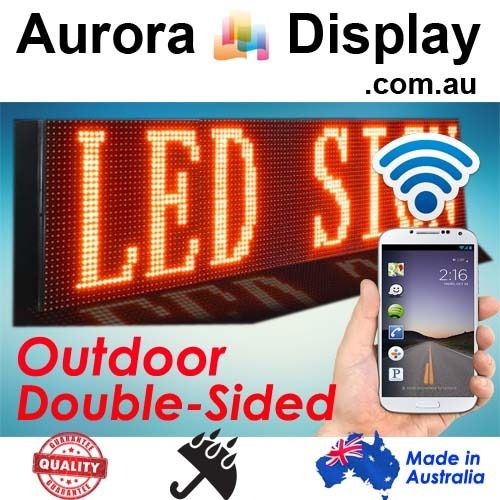 Outdoor Double Side Phone/Wifi Control LED Scrolling Digital Sign ...
